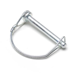 Round Wire Lock Pin Carbon Steel Zinc Finish