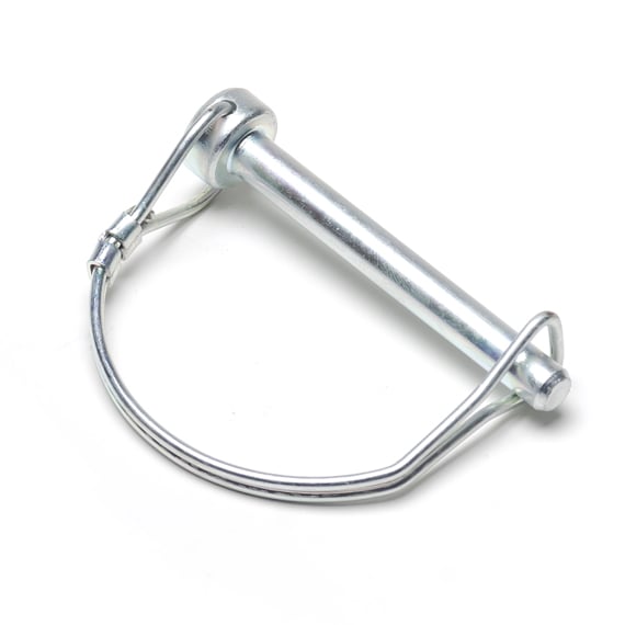 Round Wire Lock Pin Carbon Steel Zinc Finish