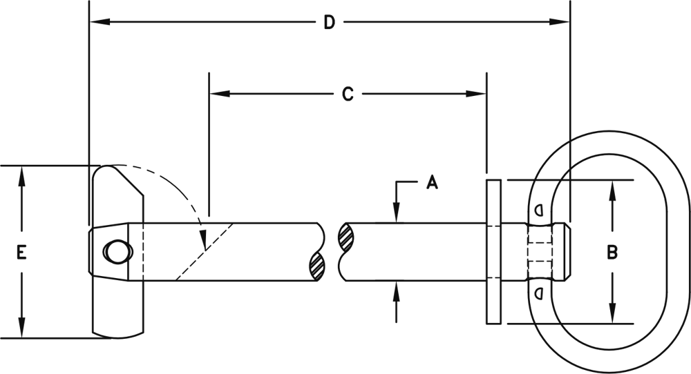 Tension-lock-hitch-pin